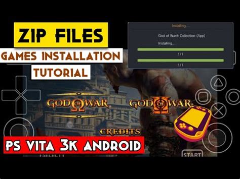 Vita K Android Emulator How To Install Games Zip Files In Vita K YouTube