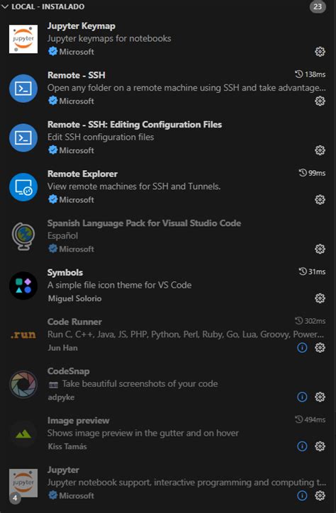 Mis Extensiones De VSCode Apuntes De Walther Curo