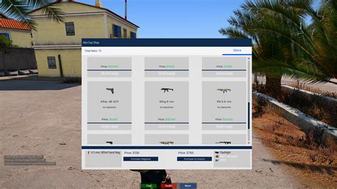 bytex marketplace weapon shop ui