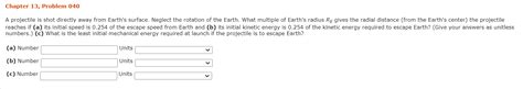 Solved Chapter Problem A Projectile Is Shot Directly Chegg