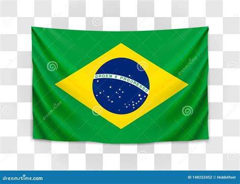 Hanging Flag Of Brazil Federative Republic Of Brazil Brazilian