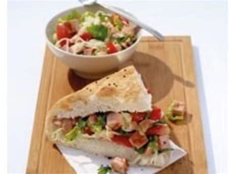 Leberkäse Salat Tasche schnell einfach von CasaWistuba
