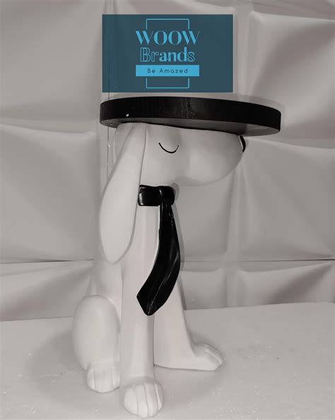 Perrito Blanco Con Charola Woow Brands