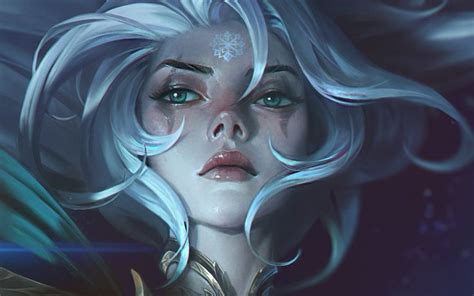 Artstation Winter Blessed Diana Splash Winter Goddess Diana Skins