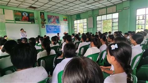 သီပေါမြို့ ဘော်ကြိုကျေးရွာ အခြေခံပညာအထက်တန်းကျောင်းခွဲ၌ လူငယ်စကားဝိုင