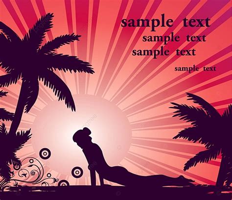 Abstract Vector Illustration Background Illustration Palm Decor