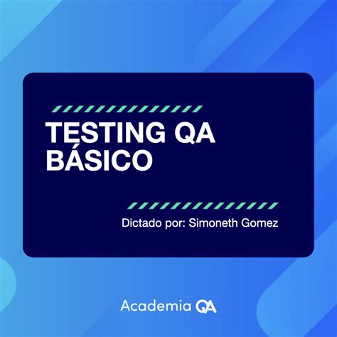 Curso de Testing de Software QA Básico Academia QA