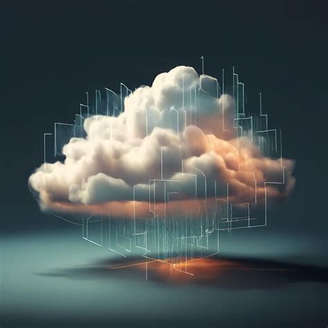 Comprehensive Abstract Cloud Computing Concept Art Innovative And Futuristic Technology
