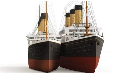 Ocean Liners An Interesting Size Comparison Between The Olympic Class