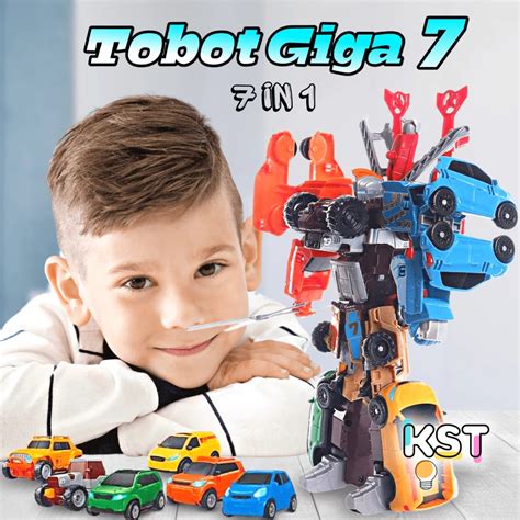Jual [kst] Tobot Giga 7 Besar Transformer Mainan Tobot Murah Hadiah