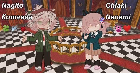 Nagito Komaeda And Chiaki Nanami In Gacha Club Fondoms Amino