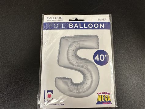 Balloons Balloons Silver 40 Number Balloons Prices Include Helium 0