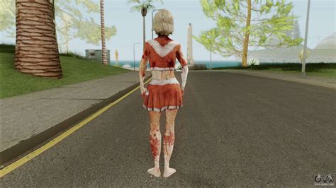 Zombie Cheerleader From Into The Dead For Gta San Andreas