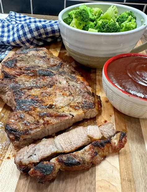 Easy And Tender Grilled Pork Shoulder Steak Back To My Southern Roots