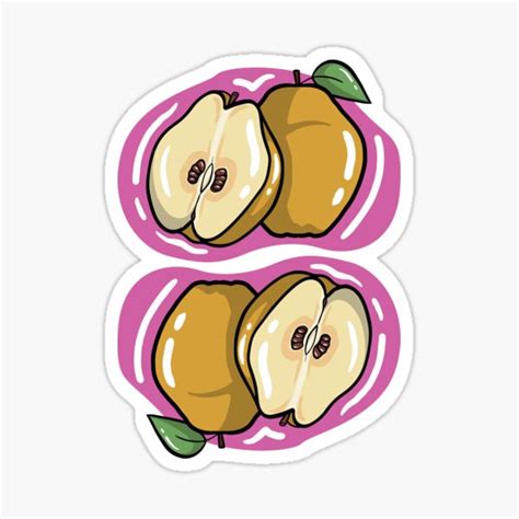 Hand Drawn Quince Fruit Sticker For Sale By Dilibus Redbubble