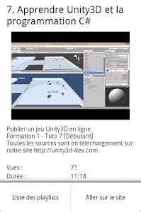 Unity3D Tutoriels Learn To Create Games With Unity3D Software And The