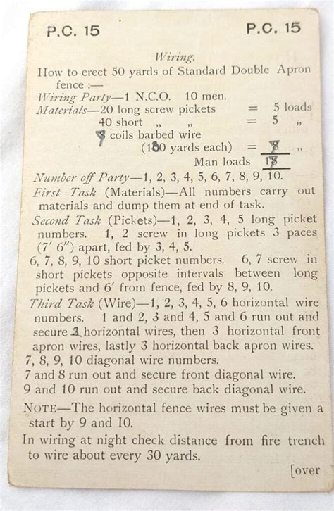 British Ww2 Royal Military College Sandhurst Pocket Cards The