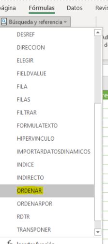 Función ORDENAR Cómo usar la fórmula ORDENAR Excel Diexperti