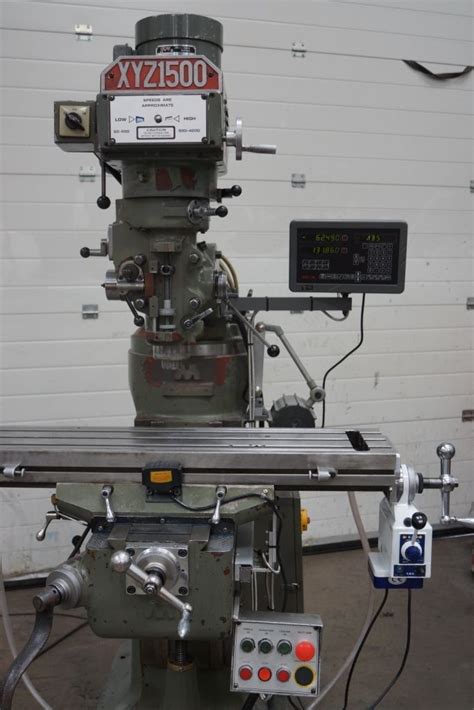 Xyz 1500 Milling Machine Digital Readout System Gtprecision