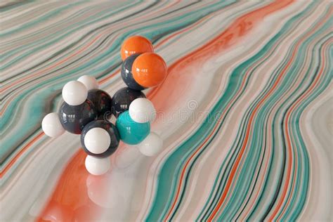 Proline L Proline Pro Amino Acid Molecule 3d Rendering Stock
