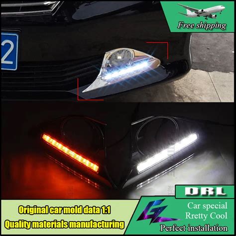 Car Styling LED DRL For Toyota Camry LED DRL Daytime Driving Running Light