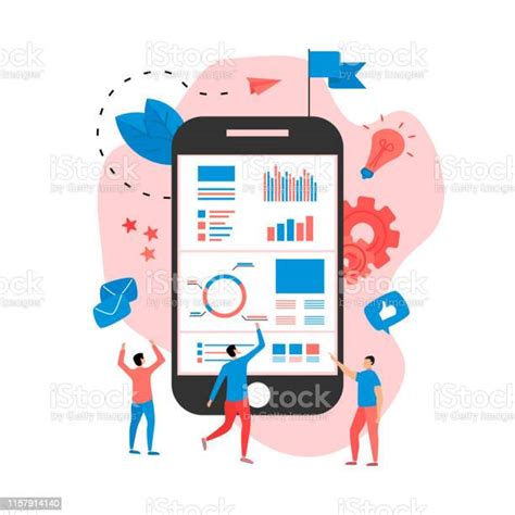 데이터 분석 설계 개념입니다 그래프 다이어그램 바탕 화면에 대한 통계 비즈니스 개념 개념에 대한 스톡 벡터 아트 및 기타 이미지