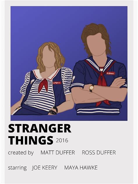 Stranger Things Minimalist Poster Poster For Sale By Bella Correa