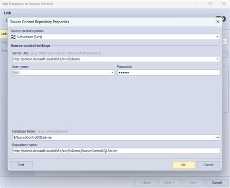 How To Link A Sql Server Database To Subversion Svn Repository