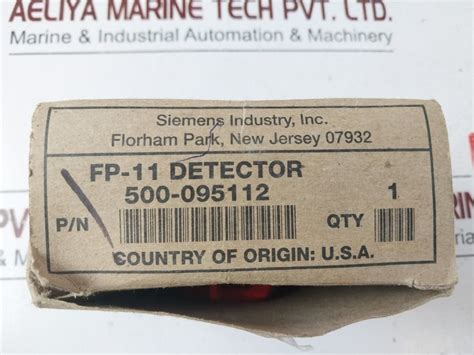 Siemens Fp 11 Smoke Detector 500 095112 Aeliya Marine