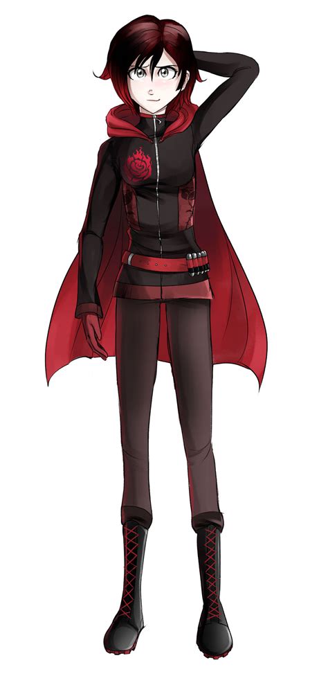 Ruby Rose Alternate Outfit Design By Warriordragonart On Deviantart