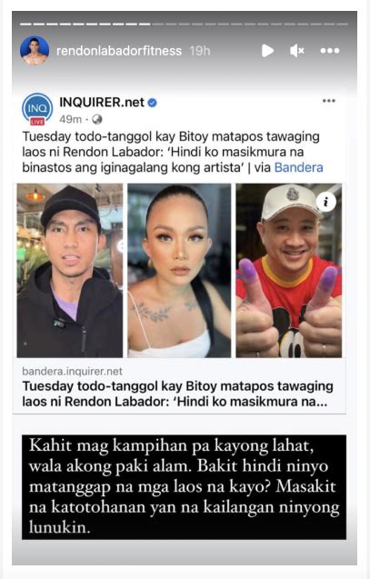 Rendon Labador Sa Mga Kumampi Kay Michael V Totoo Naman Na Laos Na