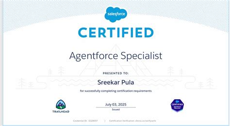 Agentforcespecialist Trailhead Cloudcomputing Crmdevelopment Lightningappbuilder