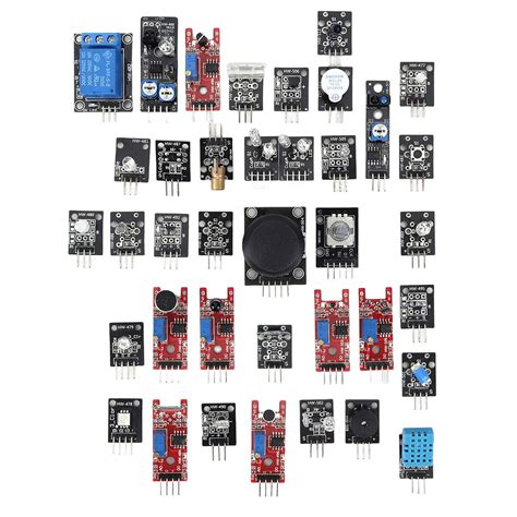 Kits De Módulo De Sensor 37 En 1 Suite De Aprendizaje Inicial Para