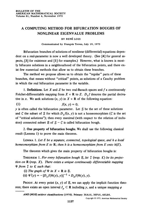 pdf a computing method for bifurcation boughs of nonlinear eigenvalue