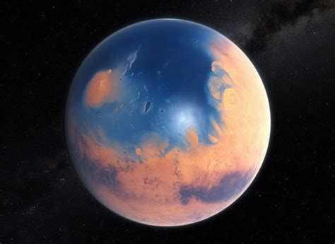 Ancient Mars May Have Had Oceans Because It Had A Hydrogen Rich