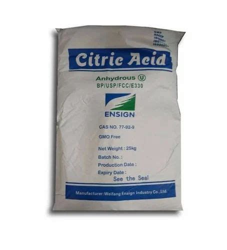 Citric Acid Citric Acid Anhydrous Manufacturer From New Delhi