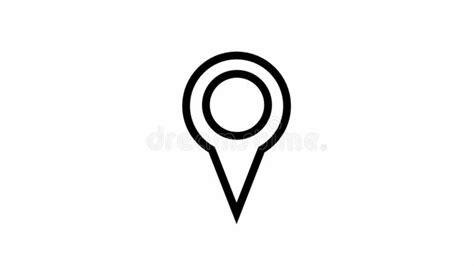 Modern Location Pin Animated Icon Location And Navigation Motion