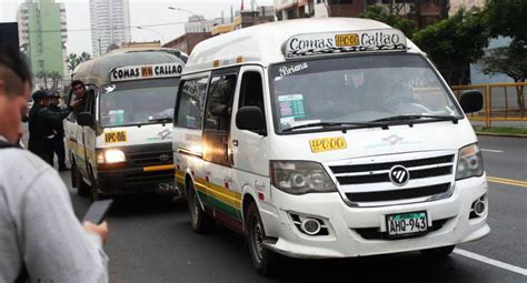 La Atu Amplía Autorización A Todas Las Combis Y Coasters De Lima Hasta