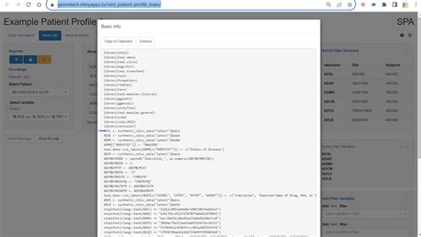 Question Tealmodulesclinical Should We Show Code For All