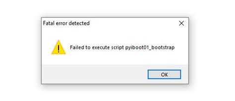 Failed To Execute Script Pyiboot01bootstrap · Issue 168 · Malwaredllc