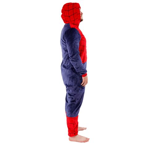 Mens Spiderman Onesie Pyjamas Official