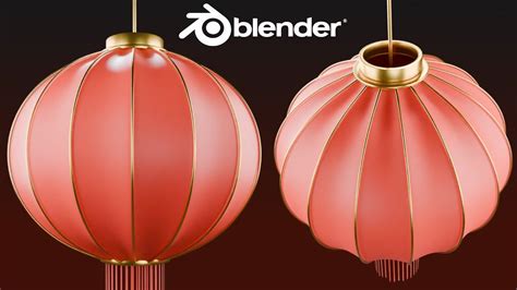 Make A Chinese Lantern Blender Tutorial BlenderNation Bazaar