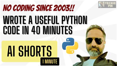 Talha Masood On Linkedin Python Genai Chatgpt Techiepm