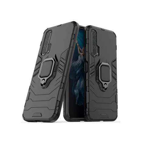 Odolný Kryt Na Honor 20 Pro Panzer Case And Ring 360° Motiv Černá