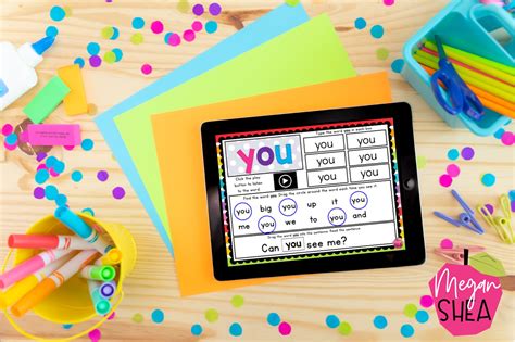 Sight Words With Google Slides Megan Shea