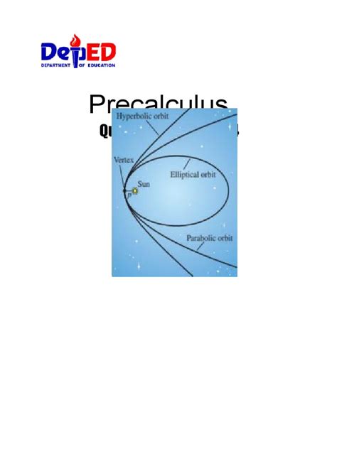 Precalculus Q1 Mod4 Hyperbola V5 Pdf Asymptote Learning