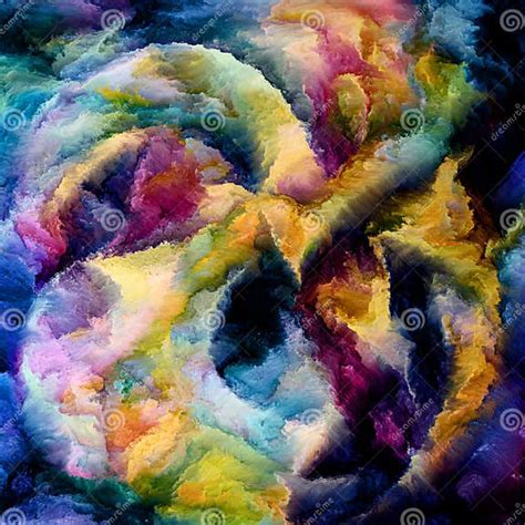 Confluence Of Vibrant Colors Stock Illustration Illustration Of