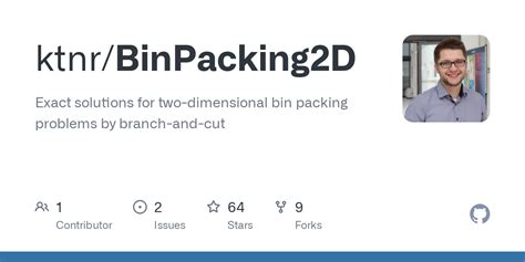 Github Ktnrbinpacking2d Exact Solutions For Two Dimensional Bin
