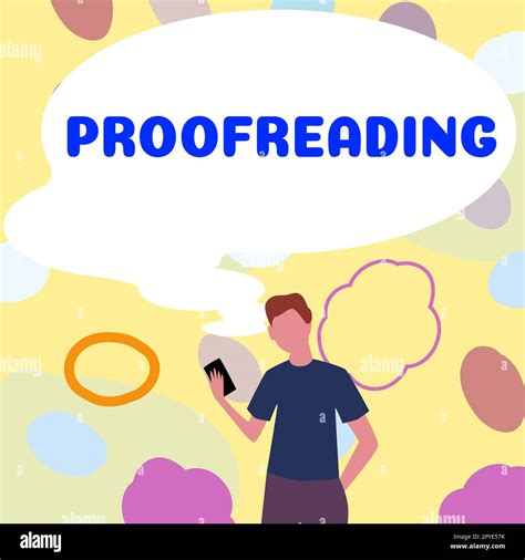 Text Showing Inspiration Proofreading Business Showcase Act Of Reading And Marking Spelling