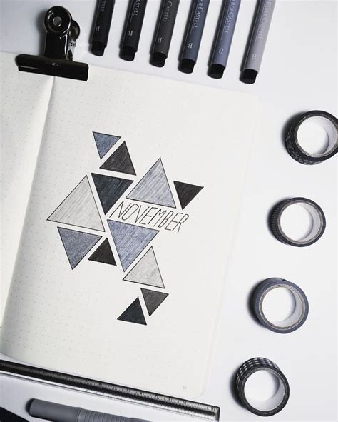 November Bullet Journal Weekly Spread